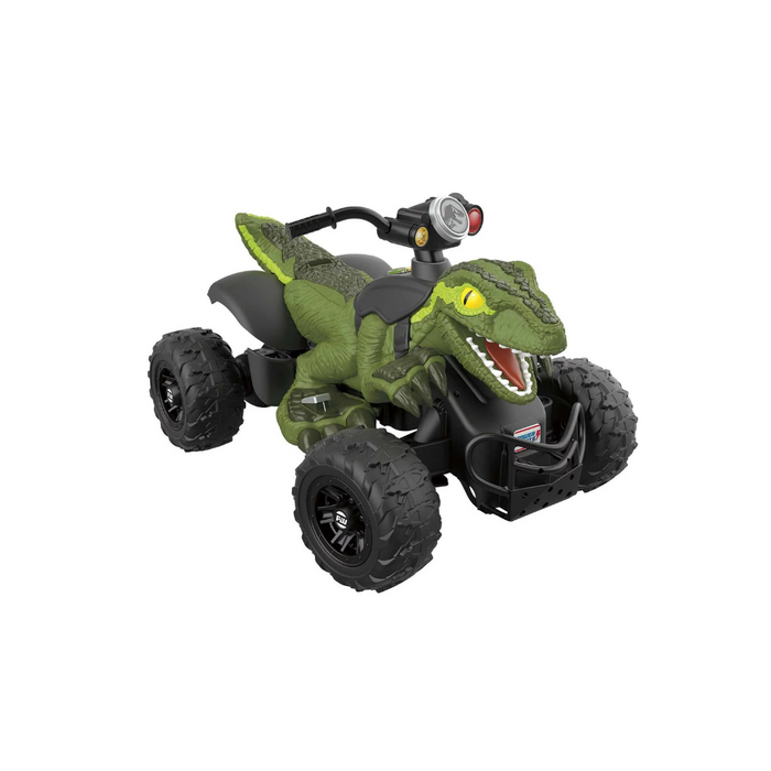 12-volt Power Wheels Jurassic World Dino Racer ATV Ride-On – KidsRideZone